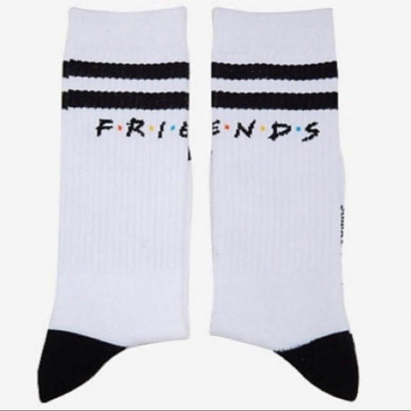 Bioworld | Underwear & Socks | Friends Varsity Crew Socks Nwts | Poshmark